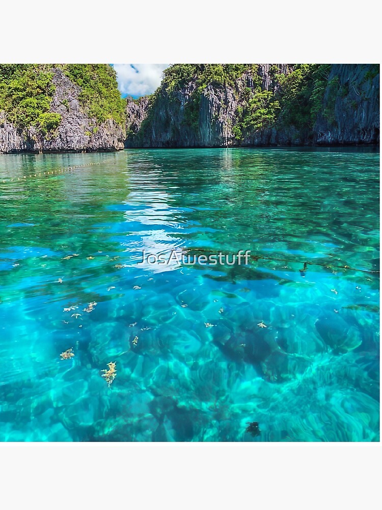 "Hidden Blue Lagoon Island" Poster by JosAwestuff | Redbubble
