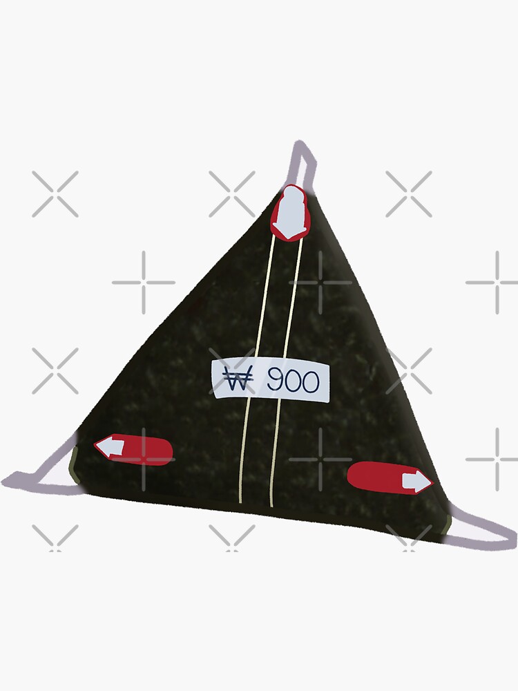 "Korean Triangle Gimbap" Sticker for Sale by Nabibibi | Redbubble