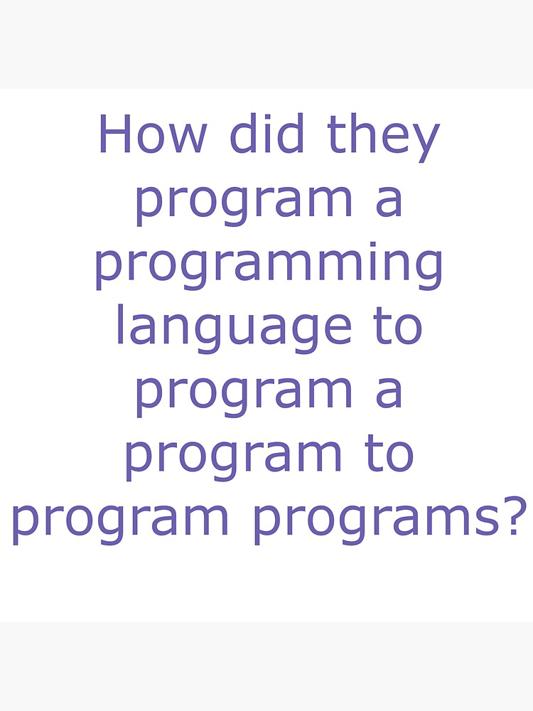 "Meme for programmers" Sticker by KlaGer | Redbubble