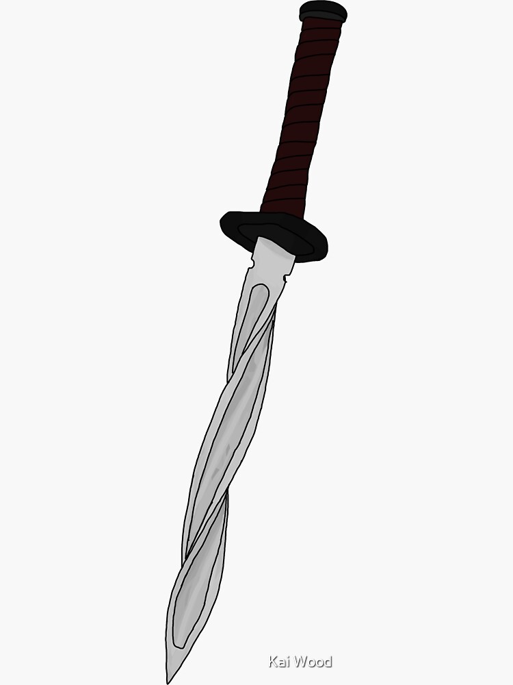 "Three-Sided Sword" Sticker for Sale by Rach-24601 | Redbubble