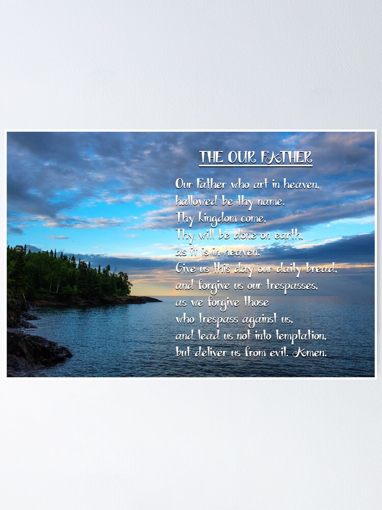 "The Our Father - 1" Poster by The-CRT-Shop | Redbubble