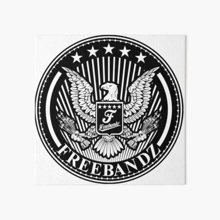 "Freebandz White Eagle Logo" Art Board Print by plonco71 | Redbubble