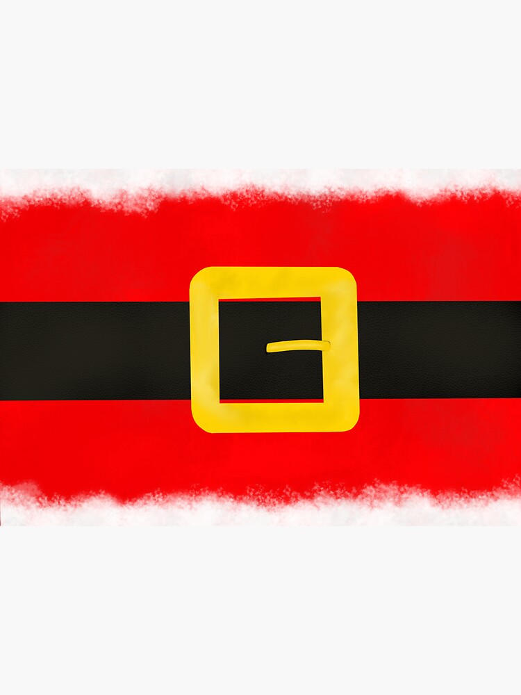 "Santa's Belt" Sticker for Sale by alyssa022 | Redbubble