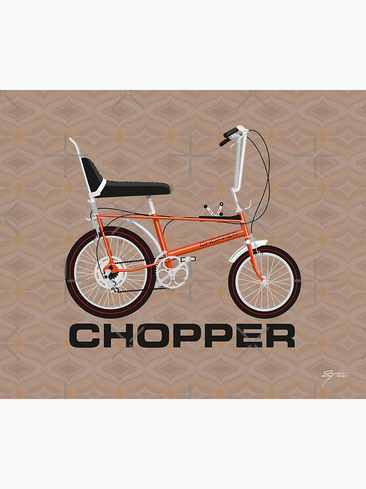 "Raleigh Chopper MK1 10 speed, Brilliant Orange." Photographic Print ...