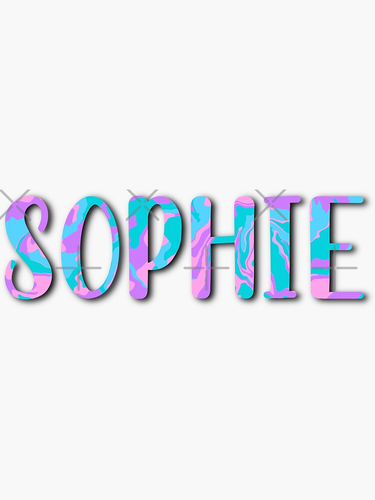"Sophie" Sticker for Sale by dolphin1128 | Redbubble