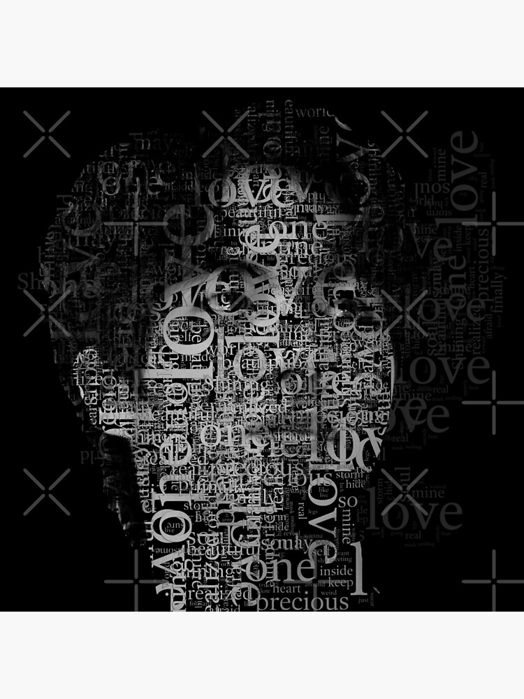 "Jin Words Design" Poster for Sale by tetralee | Redbubble