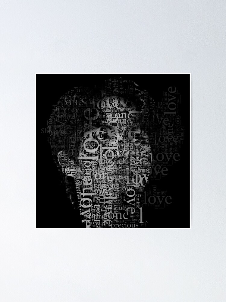 "Jin Words Design" Poster for Sale by tetralee | Redbubble