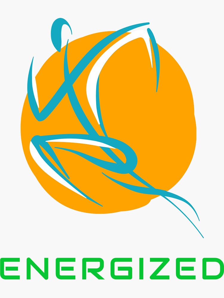 "Energized" Sticker for Sale by nikolaniks89 | Redbubble