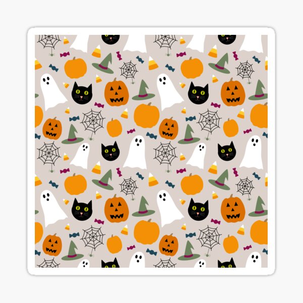 "Halloween" Sticker for Sale by m3ganb3ll | Redbubble