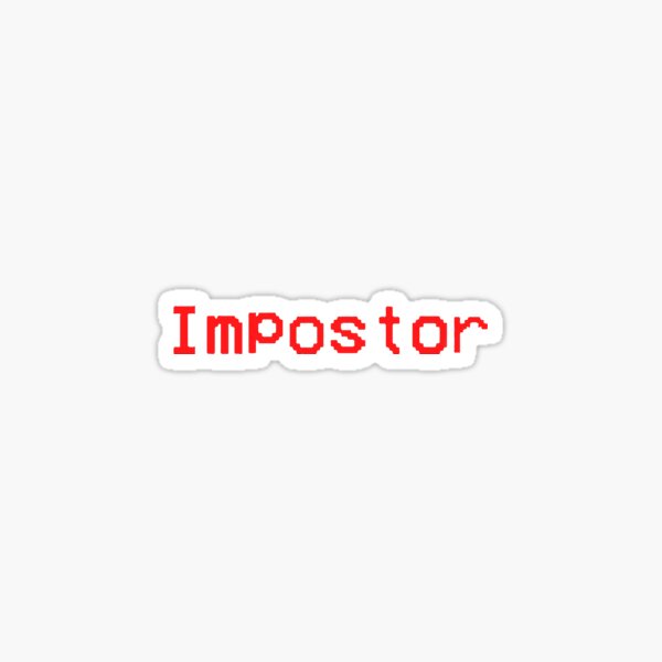 "Among Us Imposter" Sticker for Sale by CastilloCielo | Redbubble