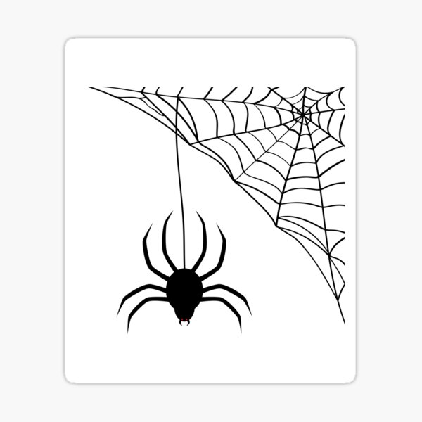 "Spider" Sticker for Sale by Maryjofernandes | Redbubble