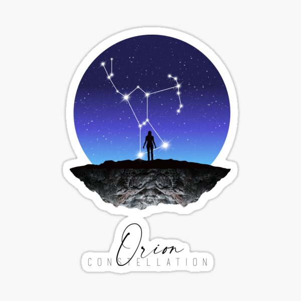 "Constellation Orion" Sticker for Sale by MilanBrands | Redbubble