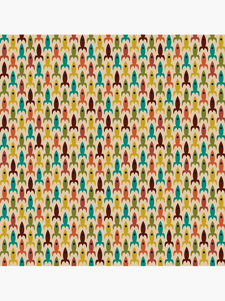 "Little Rockets - Colorful Mid-Century Modern Atomic Age Aerospace ...