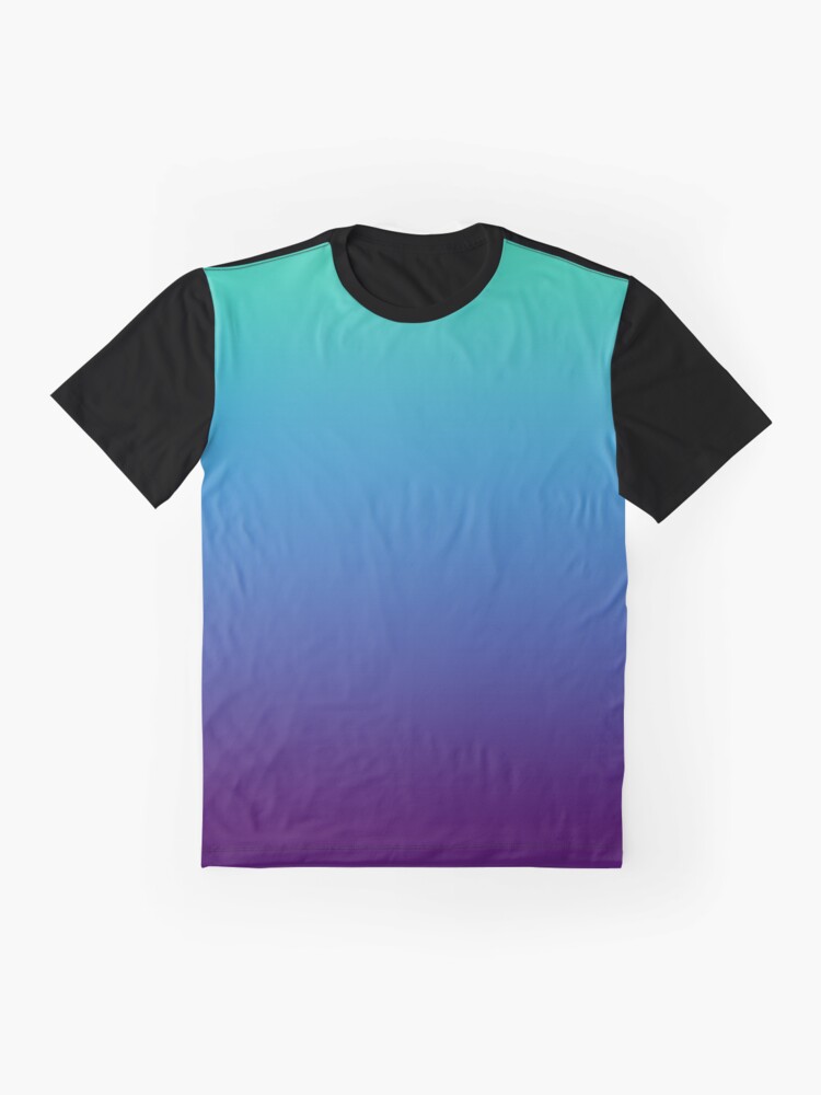 "Mermaid Blue, Purple and Green Gradient" T-shirt for Sale by ...