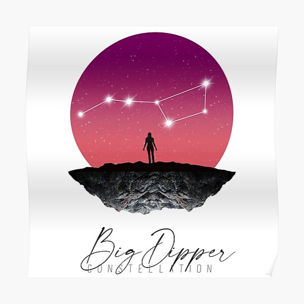 "Constellation Big Dipper" Poster by MilanBrands | Redbubble