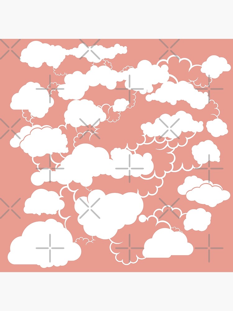 Póster «Las nubes están por todas partes» de Markflow | Redbubble