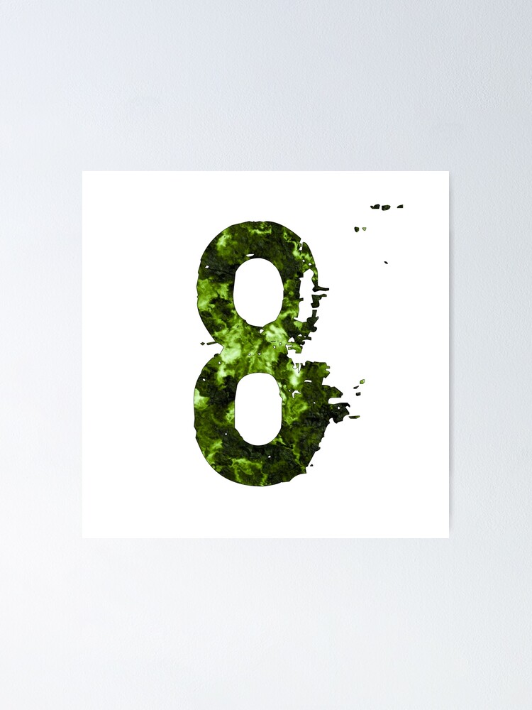 "Number 8" Poster by infinitesign | Redbubble
