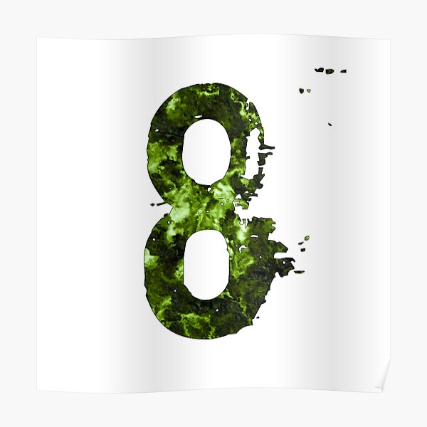 "Number 8" Poster by infinitesign | Redbubble