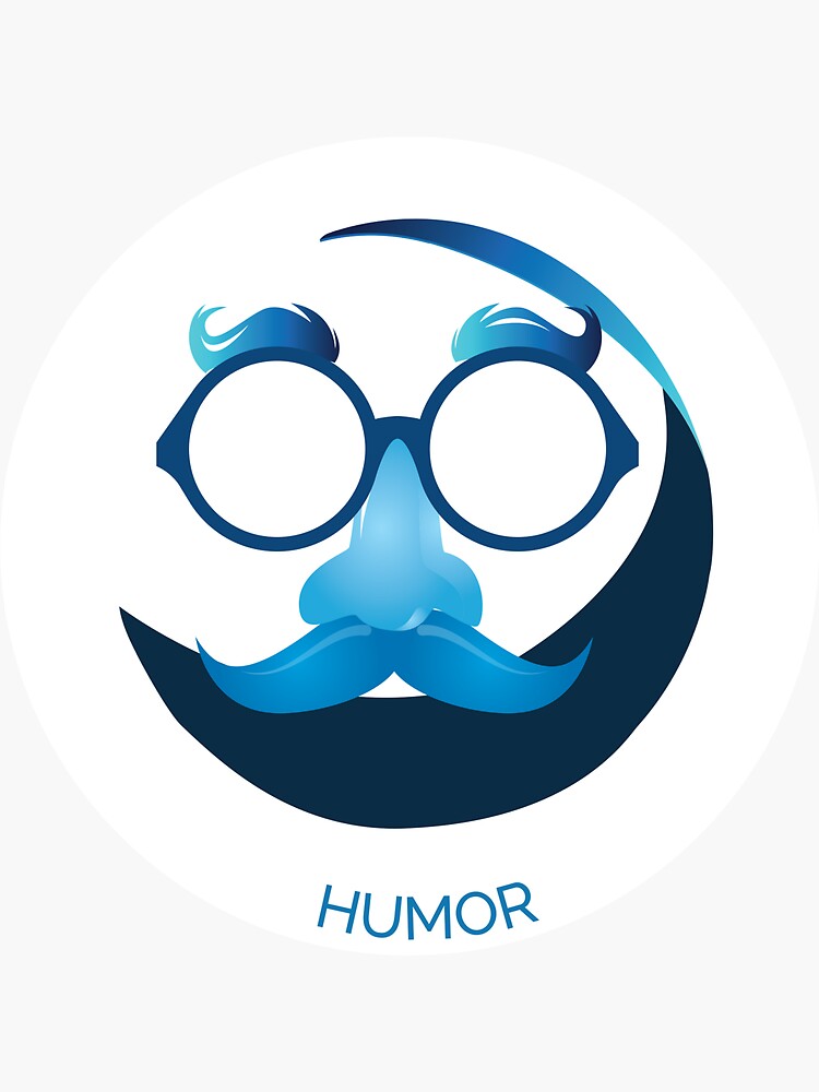 "Humor VIA Character Strength" Sticker for Sale by VIACharacter | Redbubble