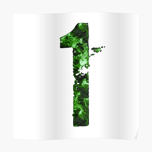 "Number 1" Poster by infinitesign | Redbubble