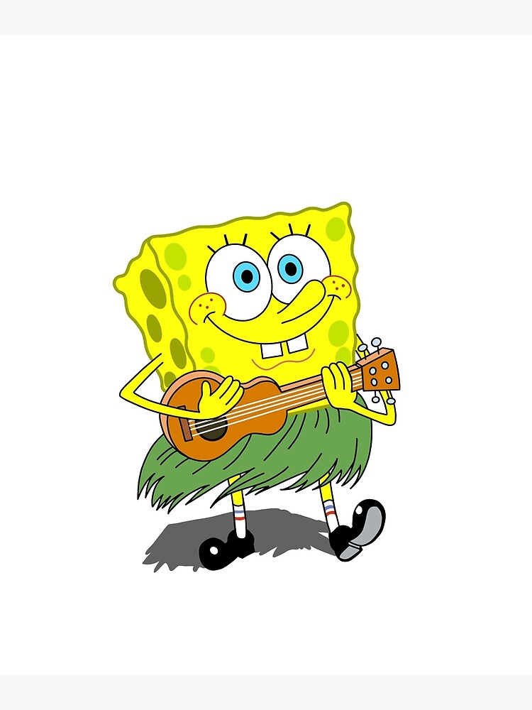 "Hawaiian SpongeBob" Poster for Sale by Valeriasticks | Redbubble