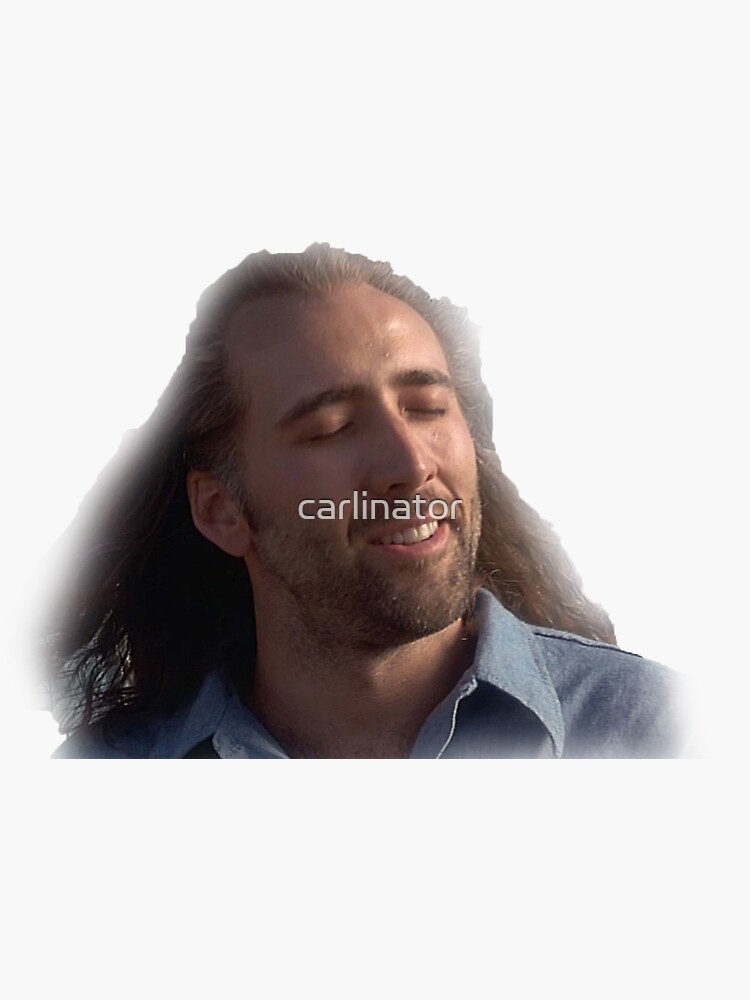 "Nicolas Cage" Sticker by carlinator | Redbubble
