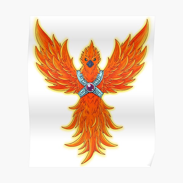 "New Phoenix Logo " Poster by Drorteganyc | Redbubble