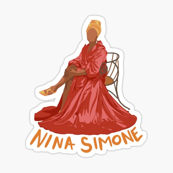 "Minimal Nina" Sticker for Sale by Bleachie | Redbubble