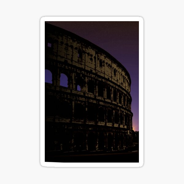 "The Colosseum in Rome " Sticker for Sale by sirglennbo | Redbubble