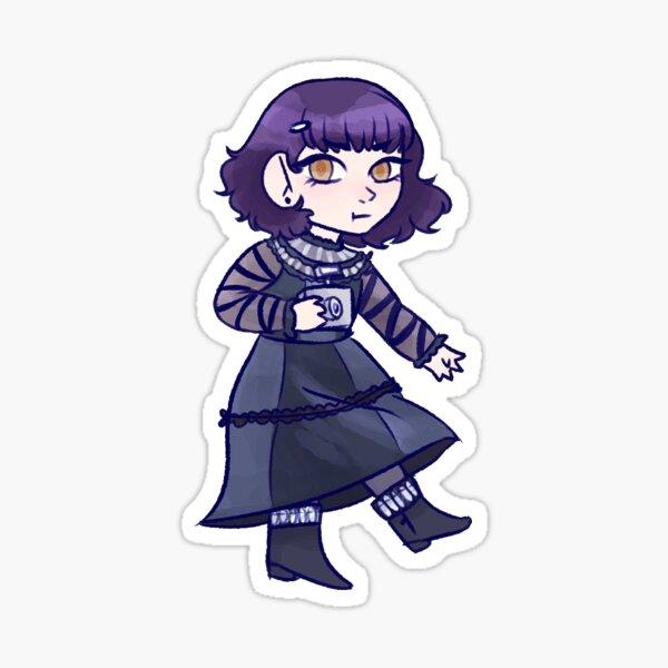 "Lydia" Sticker for Sale by noodlecrabarts | Redbubble