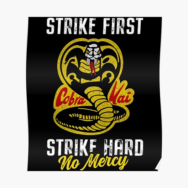 Strike First Strike Hard No Mercy Posters | Redbubble