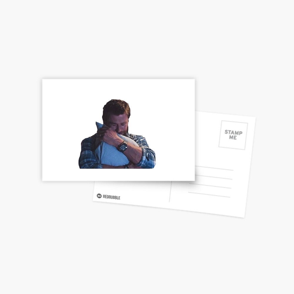 "chris hemsworth crying meme" Postcard by rileybelle | Redbubble