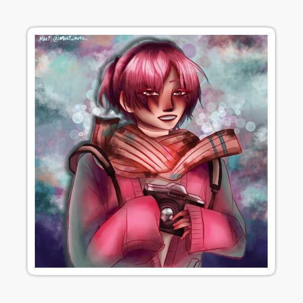 "Mitsuba Sousuke Illustration " Sticker by MakiMae-Arts | Redbubble