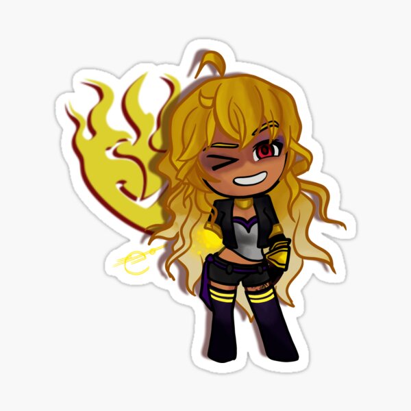 Chibi Yang Fall Of Beacon Sticker For Sale By Elizaoz Redbubble