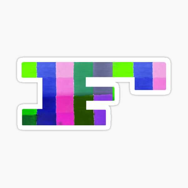 "Psychedelic - Gamer - Letter "F"" Sticker for Sale by fjavier63 ...