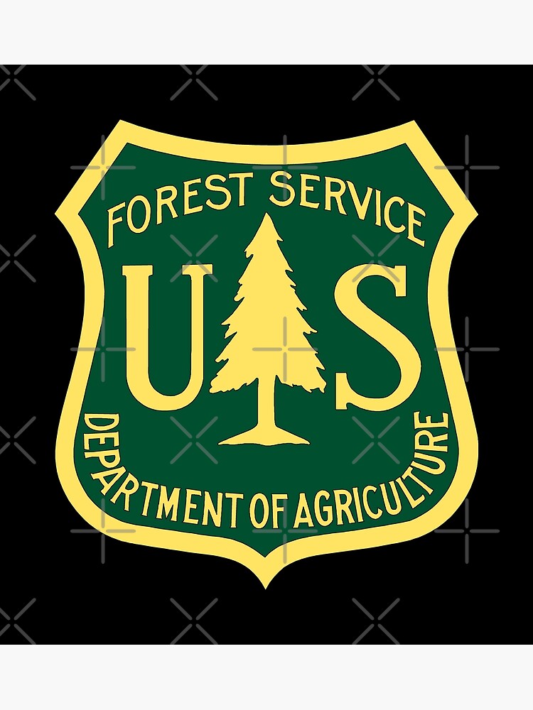 Lámina fotográfica «Logotipo del Servicio Forestal de EE. UU. (Escudo ...