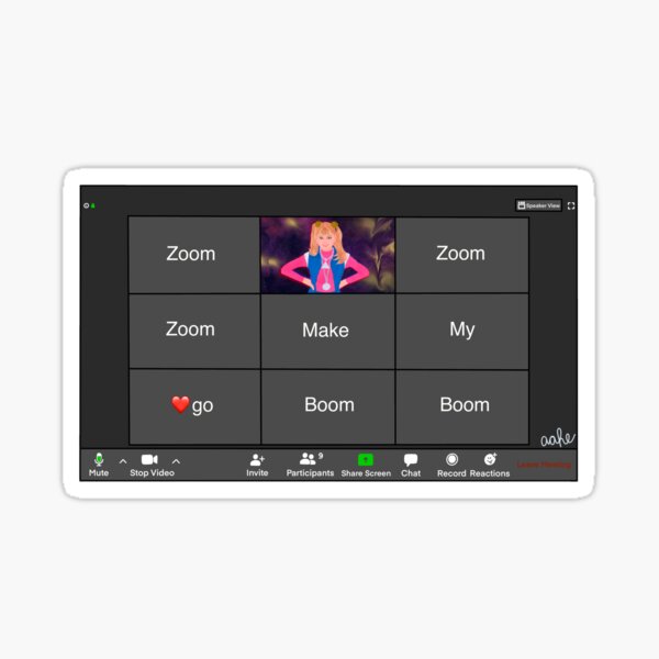 "Zoom zoom zoom" Sticker for Sale by spicyaahe | Redbubble