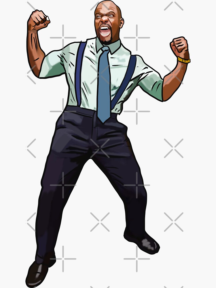 "brooklyn nine nine terry crews as GTA art" Sticker for Sale by ...