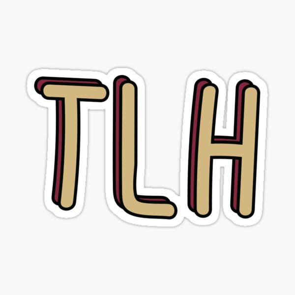 "TLH" Sticker for Sale by jennacavano | Redbubble