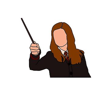 "Ginny Weasley Sticker" Sticker for Sale by harmonicagirl | Redbubble