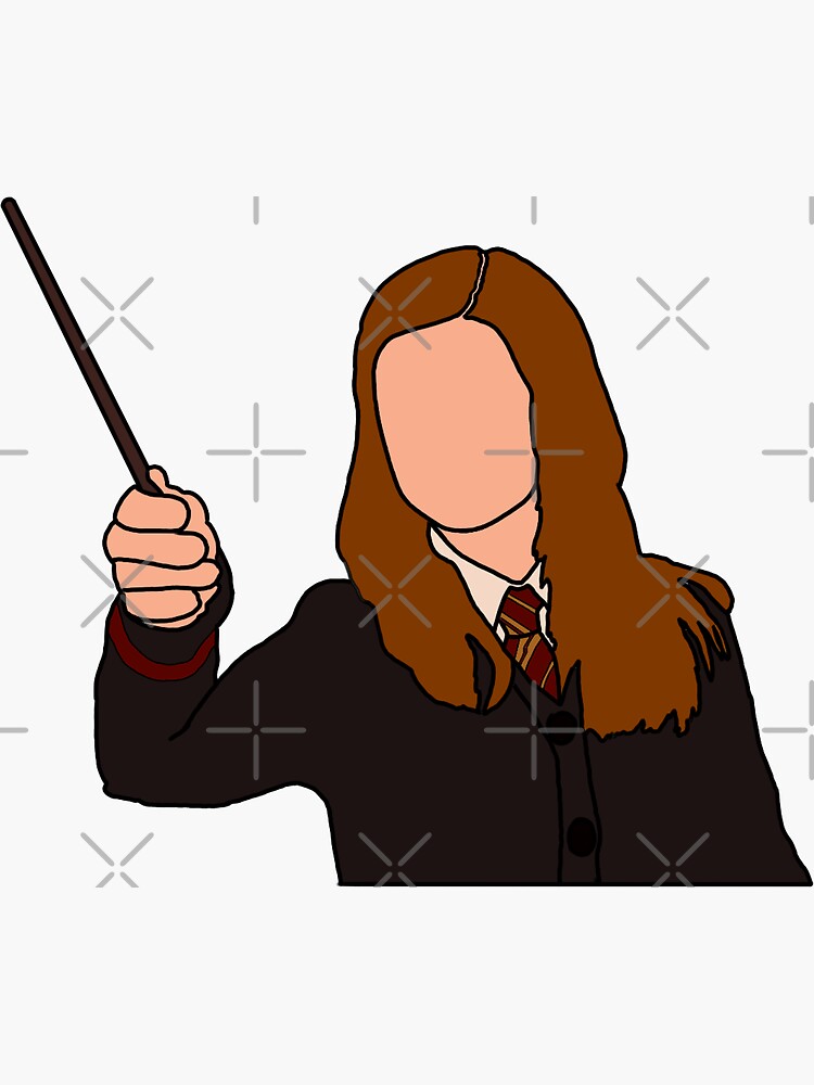 "Ginny Weasley Sticker" Sticker for Sale by harmonicagirl | Redbubble