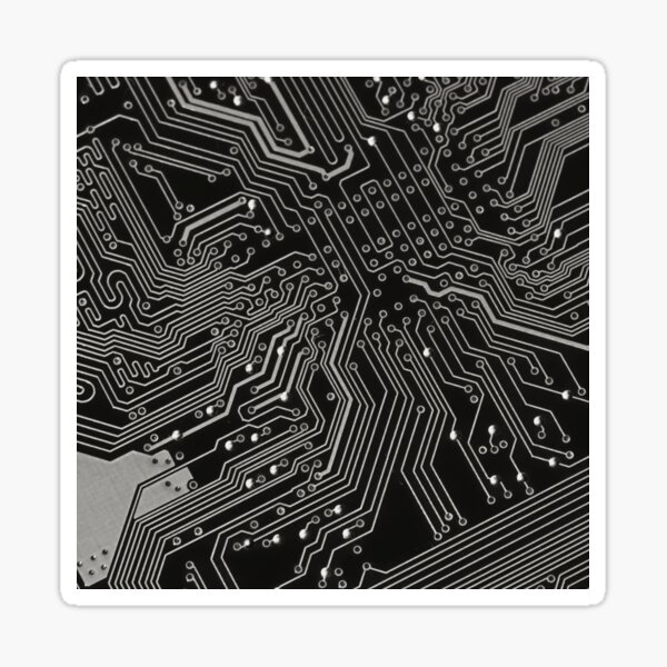 "Printed Circuit Board" Sticker for Sale by bbalint | Redbubble