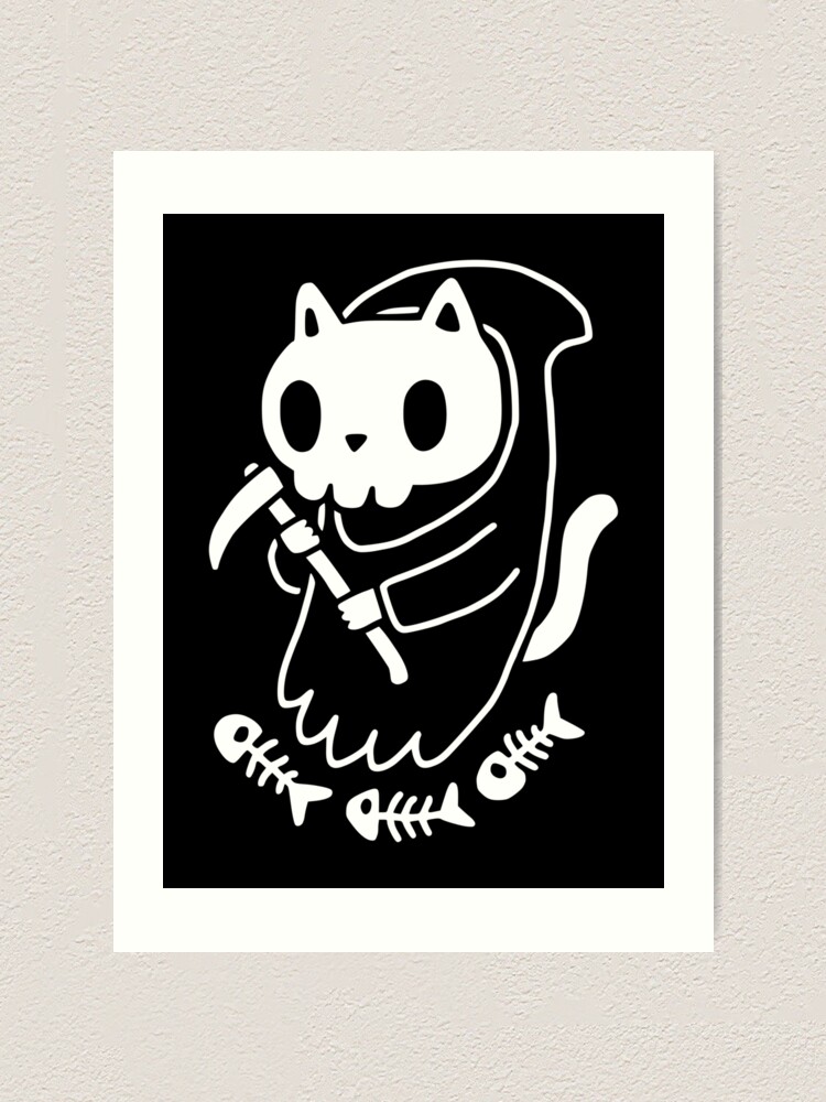"Reaper Cat" Art Print by obinsun | Redbubble