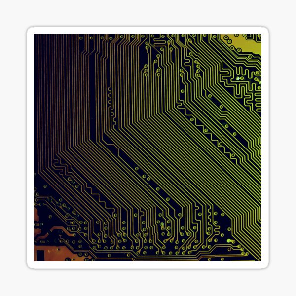 "Printed Circuit Board" Sticker for Sale by bbalint | Redbubble