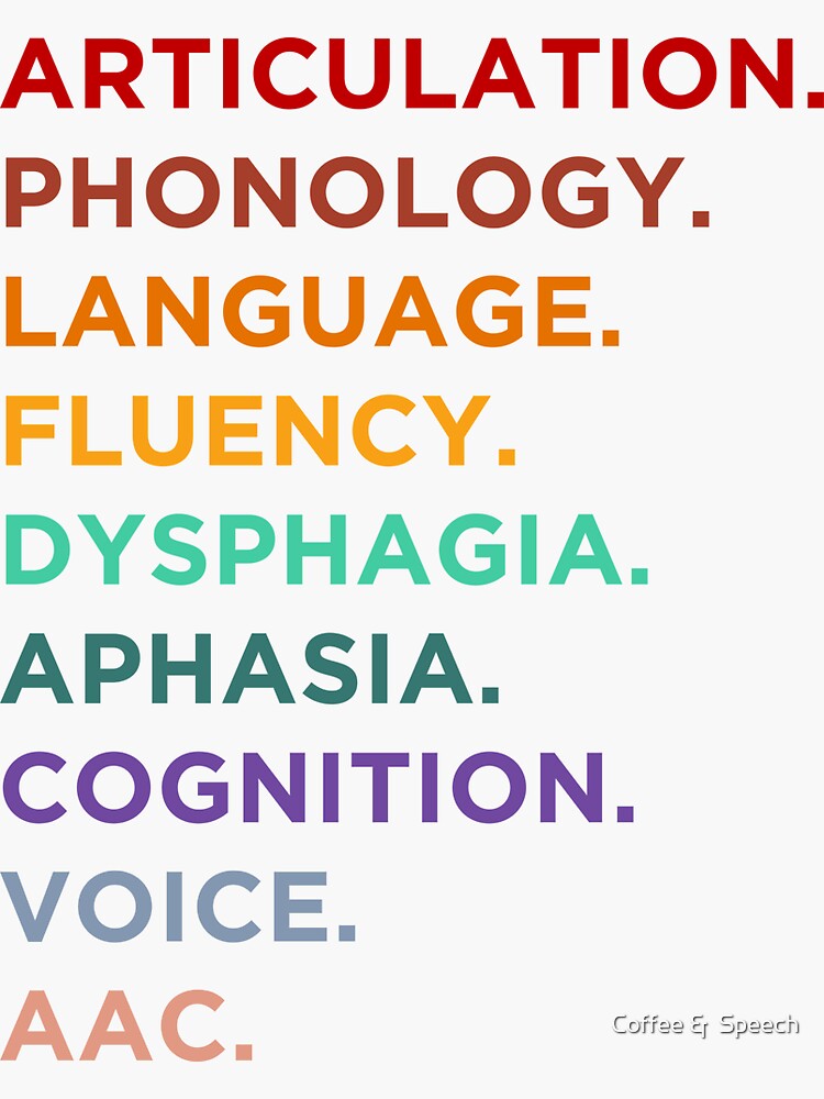 "SLP Scope of Practice" Sticker for Sale by laurencondoluci | Redbubble