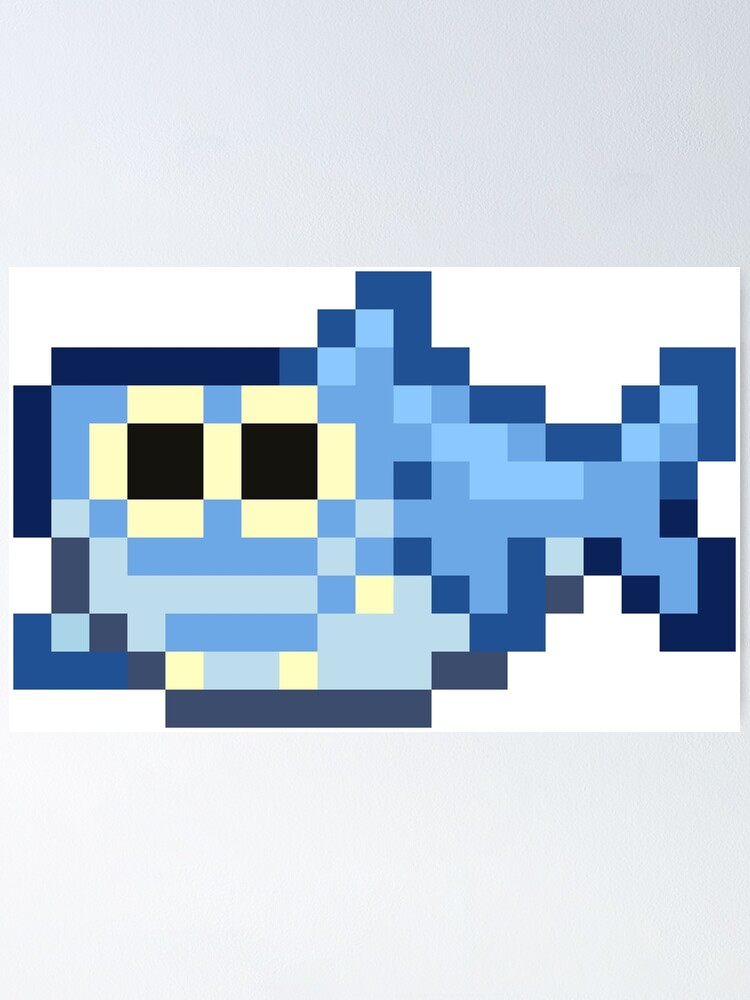 "Terraria Shark Pup pet" Poster for Sale by Tippen | Redbubble