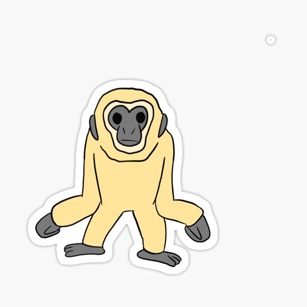 Gibbon Stickers | Redbubble