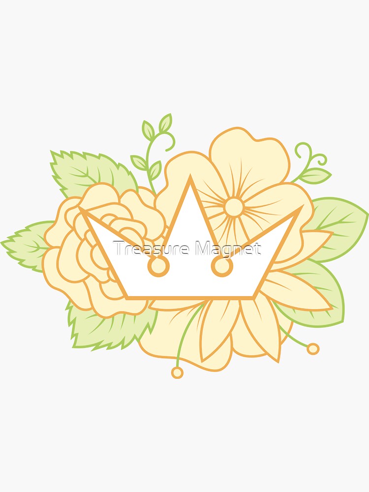 "Flower Crown" Sticker by caitlin-smith | Redbubble