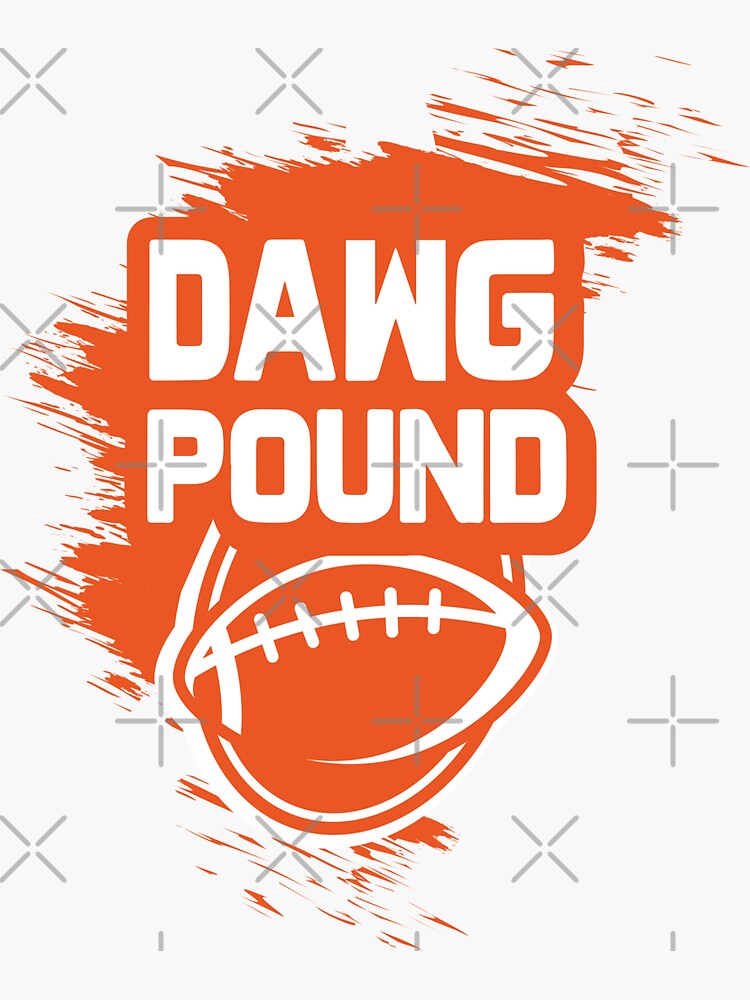 "Dawg Pound, Freddie Kitchens, Dawg Pound Beautiful Design" Sticker for ...