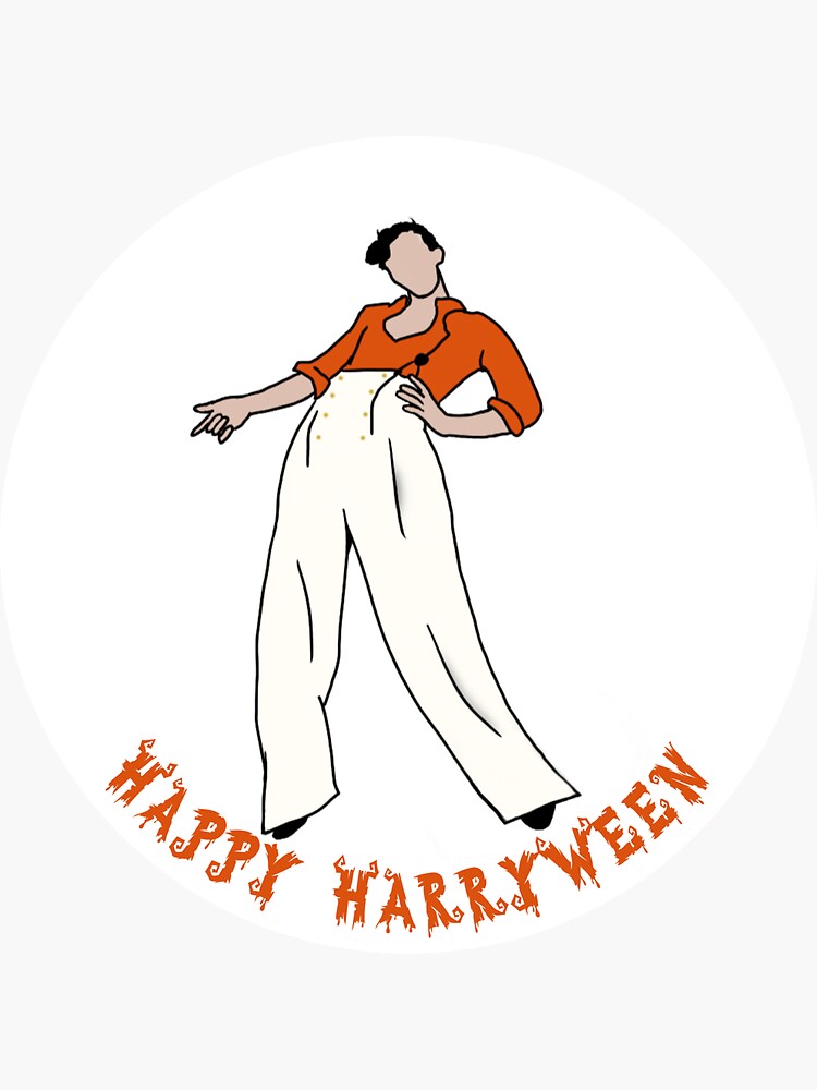 "Happy Harryween Stickers " Sticker by Upthesunset | Redbubble